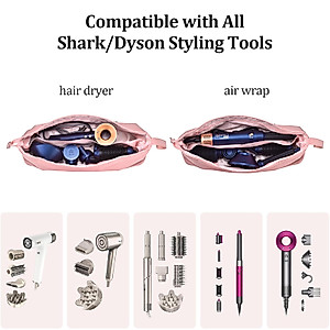 VGR Shark Flex Style Case - Carrying Case for Shark Flexstyle/Dyson Airwrap, Hair Tools Travel Bag for Dyson/Shark Hair Dryer