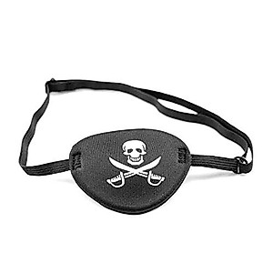 Pirate Eye Patch Skull Crossbone Eye Patch Eye Mask for Halloween Lazy Eye