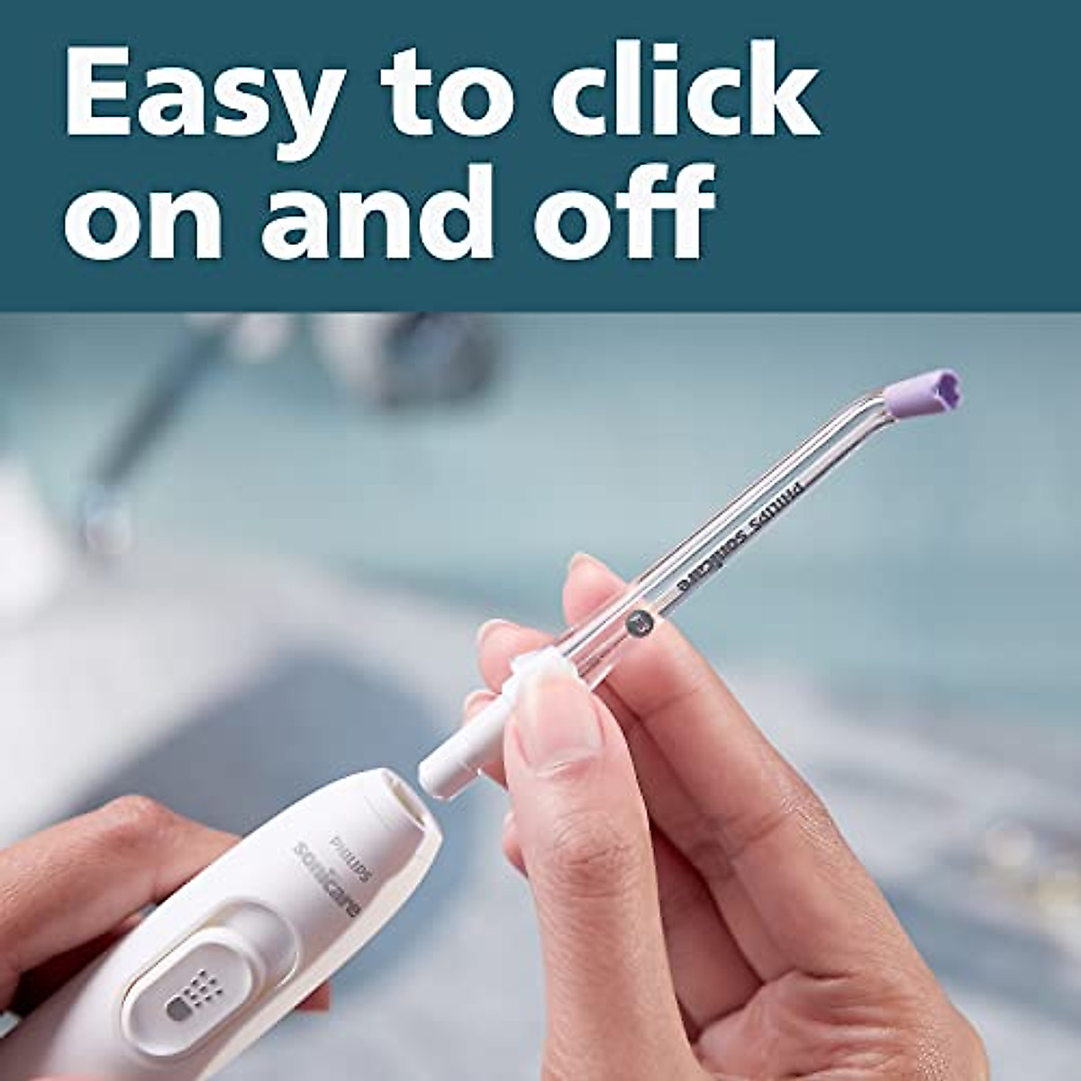 Philips Sonicare Power Flosser Quad Stream Tips (F3), 2pk, White HX3062/00