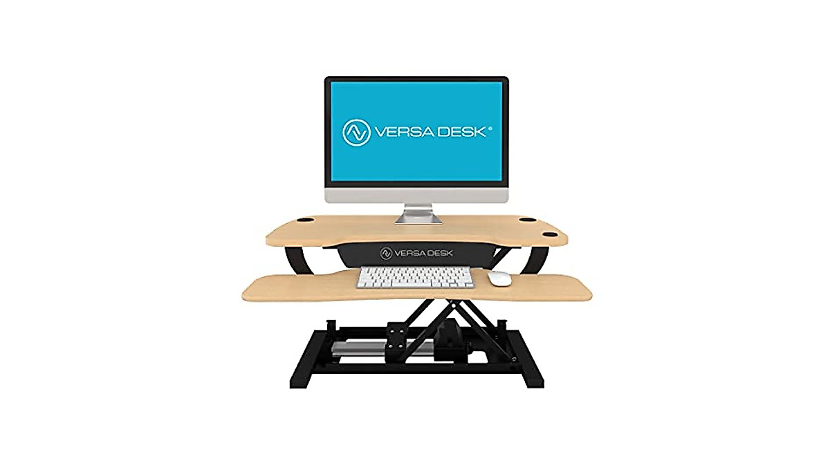 Power Pro Electric Height-Adjustable Desk Riser | VersaTables USA