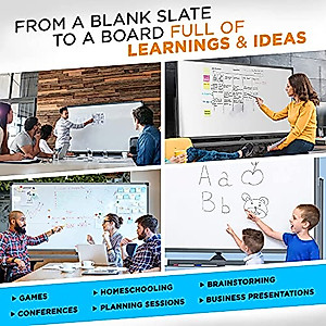 Zenguin Mobile Whiteboard – Easel Style Dry Erase Board w Locking Wheels - Double Sided Magnetic Easel Board - Adjustable Height Rolling Whiteboard - Portable Whiteboard w Accessories (48x36, Gray)