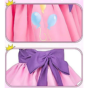 My Girls Women Little Pony Pinkie Pie Human Cosplay Costume Female Pink Halloween Carnival Costumes (Female S)