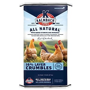 Kalmbach Feeds All Natural Layer Crumble, 50 Lb
