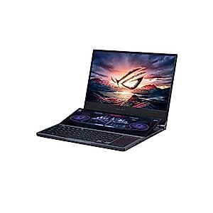 ASUS ROG Zephyrus Duo Gaming Laptop 15.6 UHD 4K Gsync + Secondary Display Core i9-10980HK, NVIDIA GeForce RTX 2080 Super, 32GB DDR4, 2TB RAID 0 Win 10 Pro GX550LXS-XS99 (Renewed)