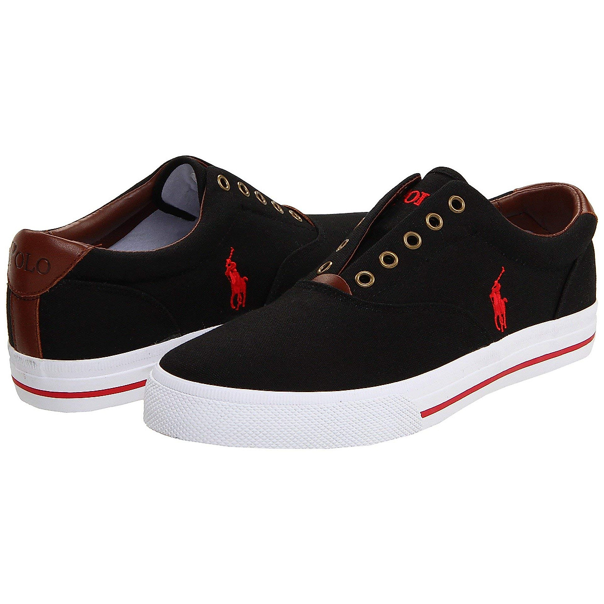 Polo Ralph Lauren Men's Vito, Black, 8.5 D US