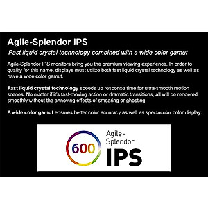 Acer Nitro XV272U KFbmiipruzx 27" WQHD 2560 x 1440 Gaming Monitor | AMD FreeSync Premium | Agile-Splendor IPS 600 | 300Hz Refresh Rate | Up to 0.5ms | USB 3.1 Type-C, Display Port & 2 x HDMI 2.1