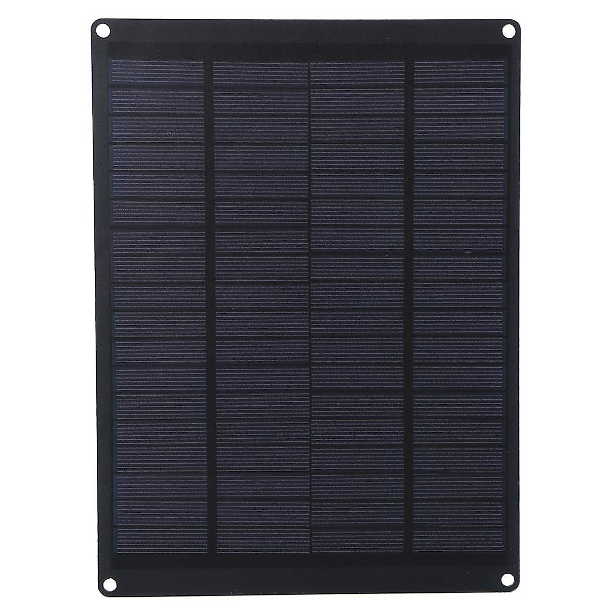 18V 5.5W Portable Polycrystalline Silicon USB Solar Power Cell Panel, for Outdoor Charging Car, Boats, Camping, Fishing, Hiking