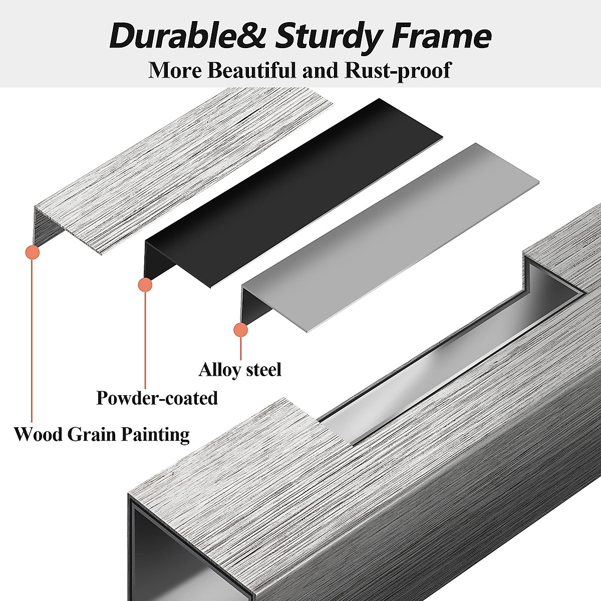 Raysfung 10' x 10' Gazebo Aluminum Frame Outdoor Gazebo with Curtain Canopy Shelter with Sidewalls, Vented Roof for Garden, Patio, Backyard (Grey)
