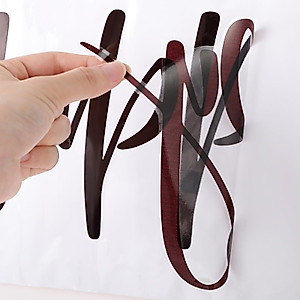 Sinload Happy Birthday Party Decal Sign for Backdrop Letters Peel and Stick Happy Birthday Gender Reveal Sticker for Balloon Arch Decorations Party Sign Wall Decor(Black)