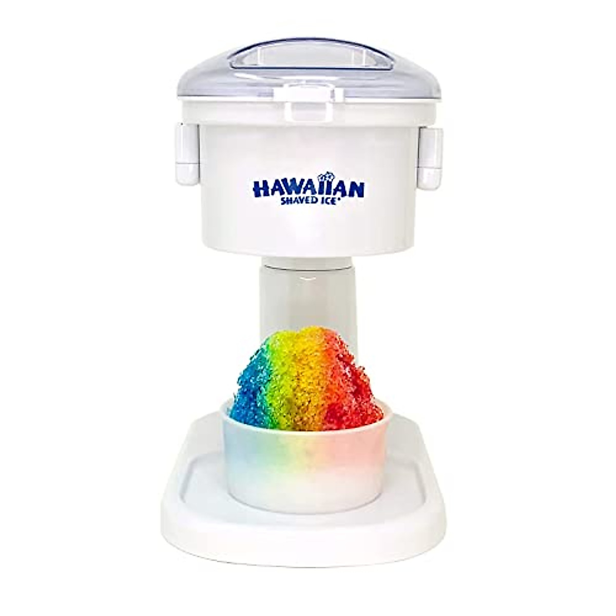 Hawaiian Shaved Ice Kid-Friendly Snow Cone Machine, 120V, White