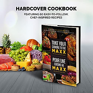 Kalorik MAXX® Complete Digital Air Fryer Oven, 26 Quart, 10-in-1 Countertop Toaster Oven Air Fryer Combo, Up to 500°, 14 Accessories & 60 Recipe Cookbook, 1750W, Stainless Steel