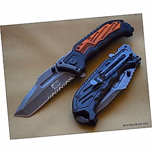 5 Inch Closed Mtech Xtreme Tactical Stainless Steel Open Folding Pocket Knife With Clip Outdoor Survival Hunting Knife by Survival Steel