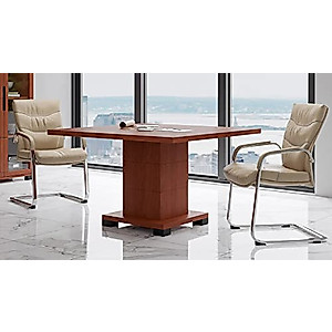 Ford Executive Square Modern Conference Table - Light