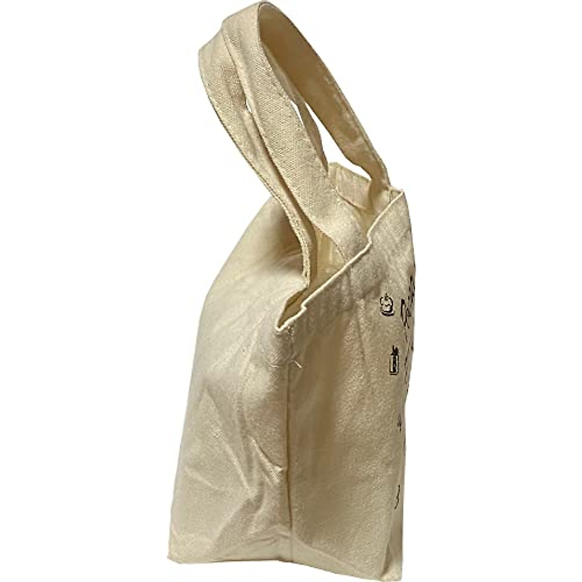 EITAI T029 Sanrio Pochacco Cute Mini Tote Bag, Shopping Bag, Kitchen Reusable Grocery Bag, 12.9 in(W) × 7.4 in(L) × 5.1 in(D), White One Size