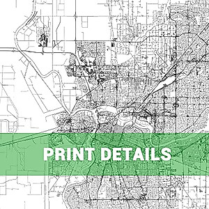 Dear Mapper Sacramento United States View Abstract Road Modern Map Art Minimalist Painting Black and White Canvas Line Art Print Poster Art Line Paintings Home Decor (Set of 3 Unframed) (12x16inch)