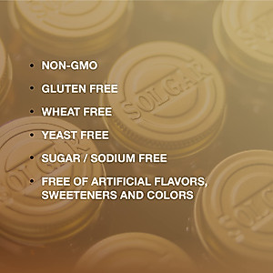 Solgar Vitamin B2 (Riboflavin) 100mg, 100 Vegetable Capsules - Energy Metabolism, Healthy Nervous System - Non-GMO, Vegan, Gluten Free, Dairy Free, Kosher, Halal - 100 Servings