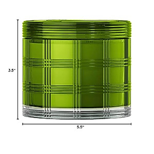 HomeWorx by Slatkin + Co. 4-Wick Golden Bamboo Luxe Candle with Gift Box, Notes of Fresh Bamboo, Pink Jasmine Petals, Bergamot Leaves and Green Woods, 30-55 Hour Burn Time