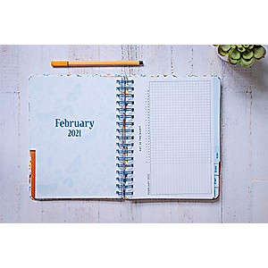 Posh: Deluxe Organizer 17-Month 2020-2021 Monthly/Weekly Planner Calendar: Garden Creatures
