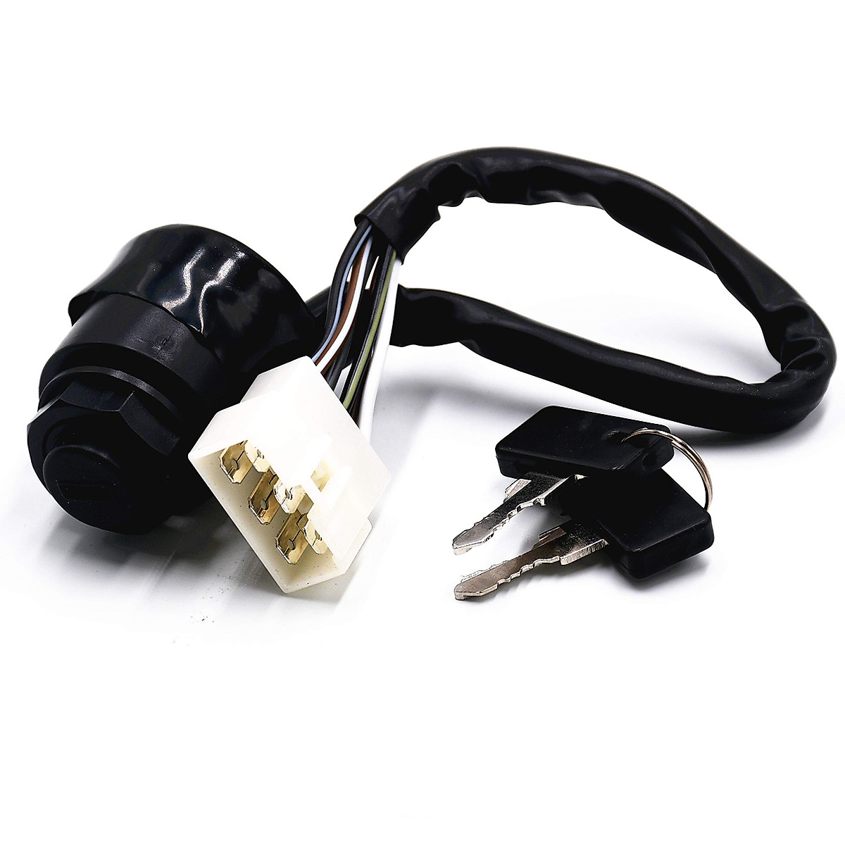 Ignition Switch 27005-0011 for Kawasaki Mule 500/550 / 520/600 / 610 / SX / 2010/2020 / 2500/2510 / 2520/4000 / 4010 1990-2018 Mule 2010 Mule SX (Replaces 27005-0011 & 27005-1146 & 27005-1191) W34