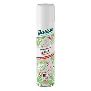 Batiste Dry Shampoo, Bare Fragrance, 200ml 120g (Pack of 3)