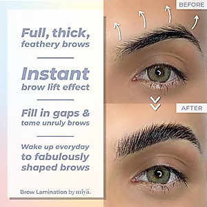 MIYA LASH Lash Lift & Brow Lamination Kit + Eyelash Growth Serum | Deluxe Lash & Brow Care