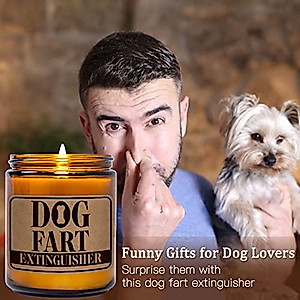Dog Fart Candle Dog Mom Gifts, to Dog Lover Gifts Funny, Dad Gifts from Daughter, Funny Gifts for Husband from Wife, Housewwarm Gifts for Friend, Friend Gifts for Long Distance