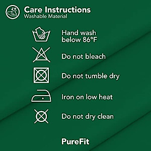 PureFit Green Backdrop Curtains for Parties, Birthday, Photoshoot, Wedding, Pooja – Non Reflective Background Curtains for Decoration, Velvety Soft Long Drapes, 5×10 ft, Set of 2 Panels