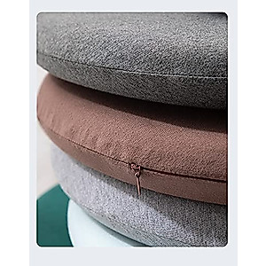 Eonxius Memory Foam Seat Stool Round Cushions Floor Support Pillow Home Office Chair Pads Pink 12''