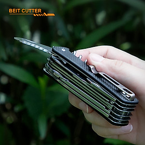 Ruike Multifunctional Knive, Black, G10 (M61-B)