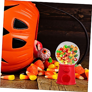 6pcs Mini Machine Small Gumballs Machine Gumballs Machine Candy Gumballs Machines Toys Gumballs Machine Bank Candy Machine Candy Twisting Candy Dispenser Machine Money Bank