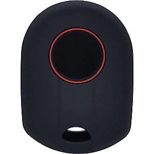 2Pcs Silicone 4 Buttons Key Fob Cover Remote Case Keyless Protector Compatible with Ford C-Max Escape Expedition Flex Focus Fusion Mustang Taurus Transit Connect Lincoln Town Car Mercury Mariner Milan