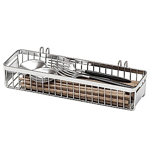 kaileyouxiangongsi Drawer Organizer, Silverware Organizer for Kitchen, Utensil Mesh Drawer Organizer for Chopsticks/Spoon/Fork/Knife, 304 Stainless Steel Drawer Utensil Drying Rack