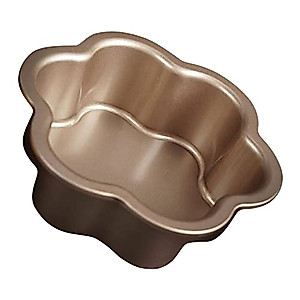 NOLITOY 2pcs Pans Molds in Cuake Pan Detachable Chiffon Cheesecake Non-stick Inch Quiche Plum Oven Steel Reusable Cake Wedding Mini Bread Pudding Brownie Biscuit Bavarois