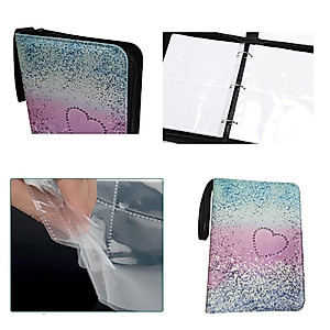 Card Binder, SouthStar 4-Pocket Trading Cards Binders 400 Pockets with 50 Removable Sleeves, 3-Ring Card Collection Album Holder Card Storage for Girls Trading Cards