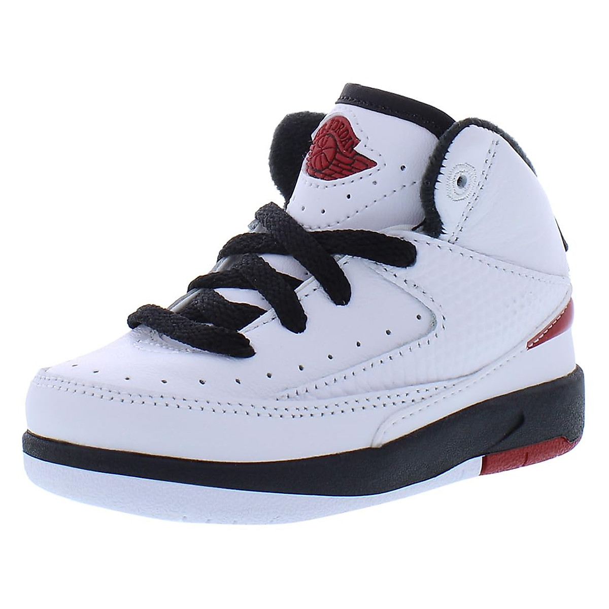 Jordan Air 2 Retro (Big Kid) White/Varsity Red/Black 4 Big Kid M
