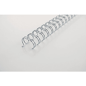GBC WireBind Binding Wires, 12.5 mm, 115 Sheet Capacity, A4, Silver, Pack of 100, RG810897