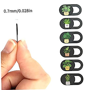 VumSyme Slide Phone Camera Blocker, Camera Webcam Cover Slide Phone Camera Blocker Laptop Protector 6PCS Laptop Camera Webcam Cover Webcam Cover