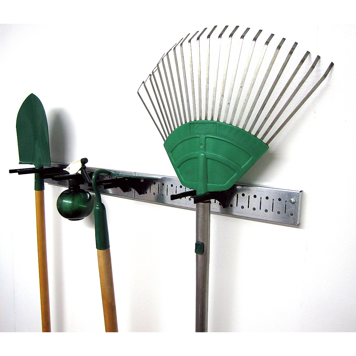 Metal Pegboard Strip Garden Tool Organizer Pegboard Rail Kit