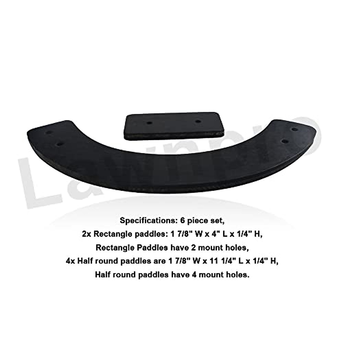 6-Pack 753-04472 953-04472 Snowblower Paddle kit Compatible with MTD/Troy-bilt/Craftsman 735-04033 735-04032, for 21-Inch MTD 2004 and Newer Single-Stage Snowblowers - Without Hardware