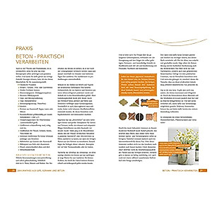 Werkstatt - Dekoratives aus Gips, Keramik und Beton: Das neue Standardwerk - kreative Gestaltungsideen, gegossen, geformt und modelliert