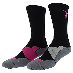 Nike Dr-Fit Men's Basketball HYPER ELITE KAY YOW Cancer Awareness, Black (Large - Men's Size 8-12)