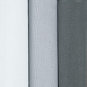 HOULIFE 100% Cotton Women's Men's Handkerchiefs, Solid Stripe Handkerchiefs for Men & Women Soft Cotton Hankies 15.7x15.7 ”