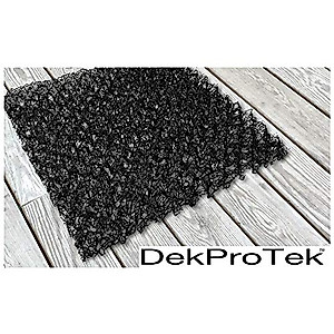 DekProTek Modular 1 ft. x 1 ft. Deck Protector (Pack of 4) for Raised Garden Beds All Makes and Brands Bonsai Drain