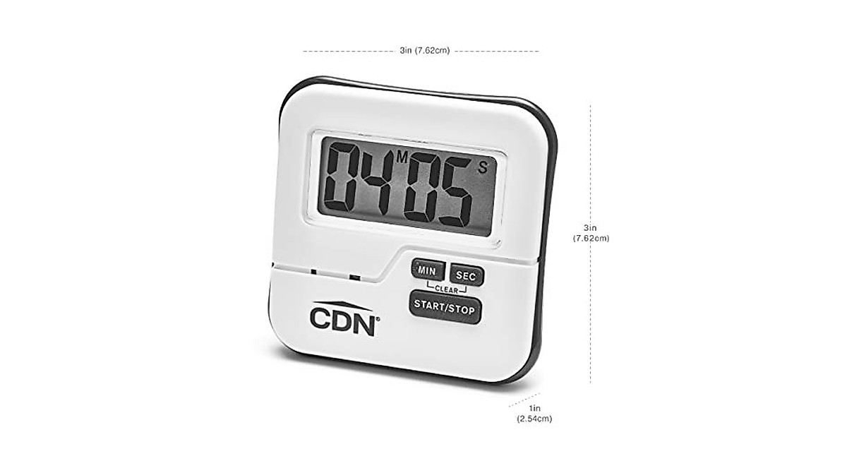 CDN Big Digit Waterproof Timer - Durable Kitchen Timer