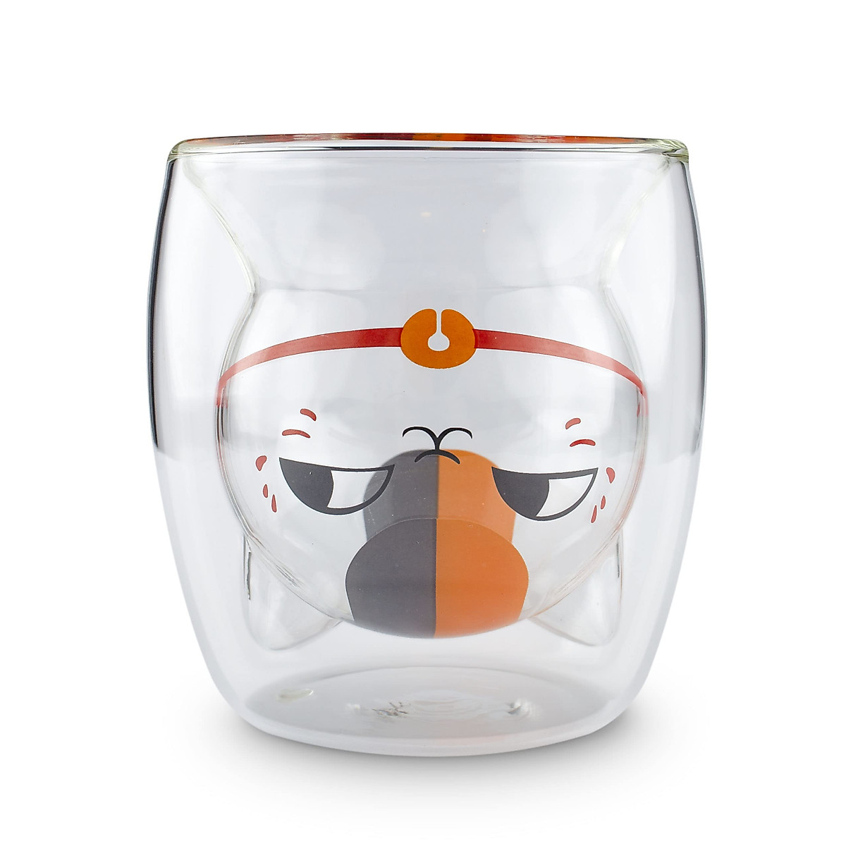 Cute Cat Creations, Lucky Cat TeaCup, Crazy Cat Lady Lovers Double Wall Borosilicate Glass 220ml Neko Tea Cup, Kawaii Kitty Kat Ears Teacup/Teapot, Adorable Lucky Cat Mom Novelty Gift.