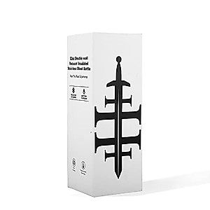 HAYATY Sports Water Bottle - 32 Oz, (Spout Lid), Leak Proof, Vacuum Insulated Stainless Steel, Double Walled, Thermo Mug, Metal Canteen (White)