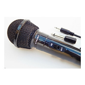 Dynamic Microphone Mic w/Extra Adapter Karaoke Systems & Computers 3.5mm & 6.3mm