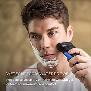 Remington Comfort Series Foil Shaver for Men, Electric Shaver, Pop-up Trimmer, Blue, PF7400