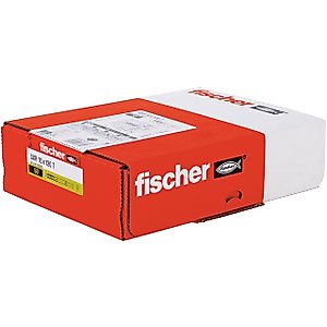 fischer Frame Fixing SXR 10x120 T 3/8" Diameter with Safety Screw Gvz TRX Head 50pcs Low Anchorage Depth Use in Solid and Hollow Building Materials Suitable for Push-Through Installation