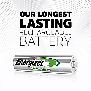 Energizer Power Plus Rechargeable AA Batteries (8 Pack), Double A Batteries